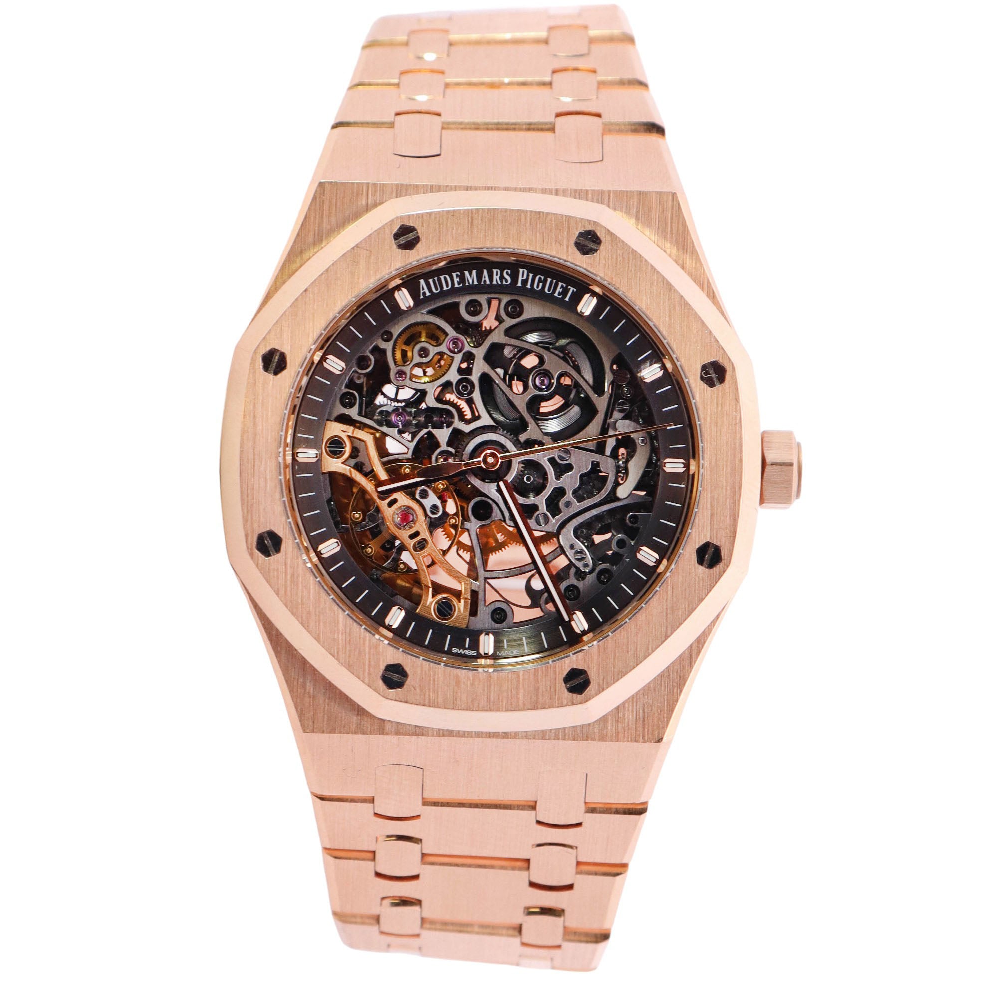 Audemars Piguet Royal Oak 41mm Openwork Dial Watch Ref# 15407OR.OO.122 ...
