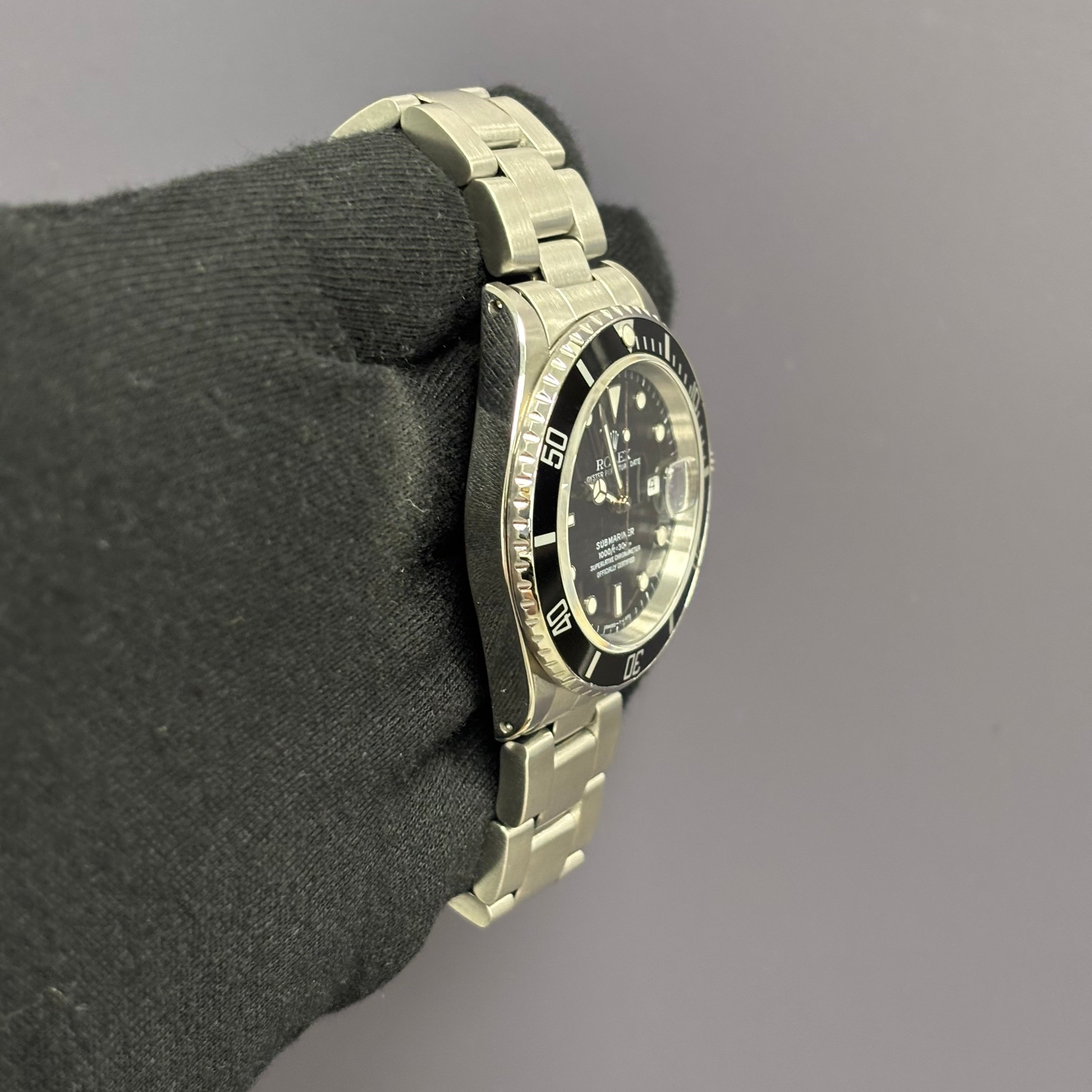 Rolex Submariner 40mm Black Dial Watch Ref# 16610 – Happy Jewelers