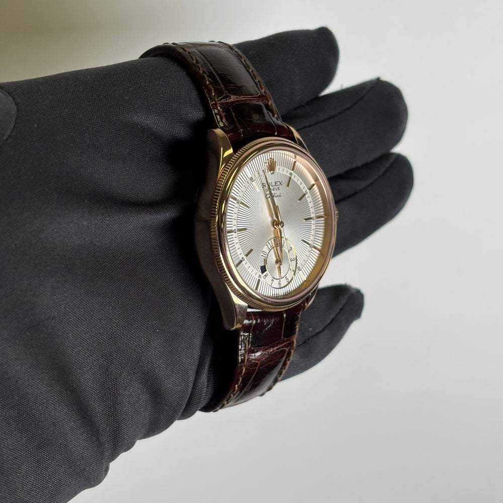 Rolex Cellini 39mm Silver Dial Watch Ref# 50525 – Happy Jewelers