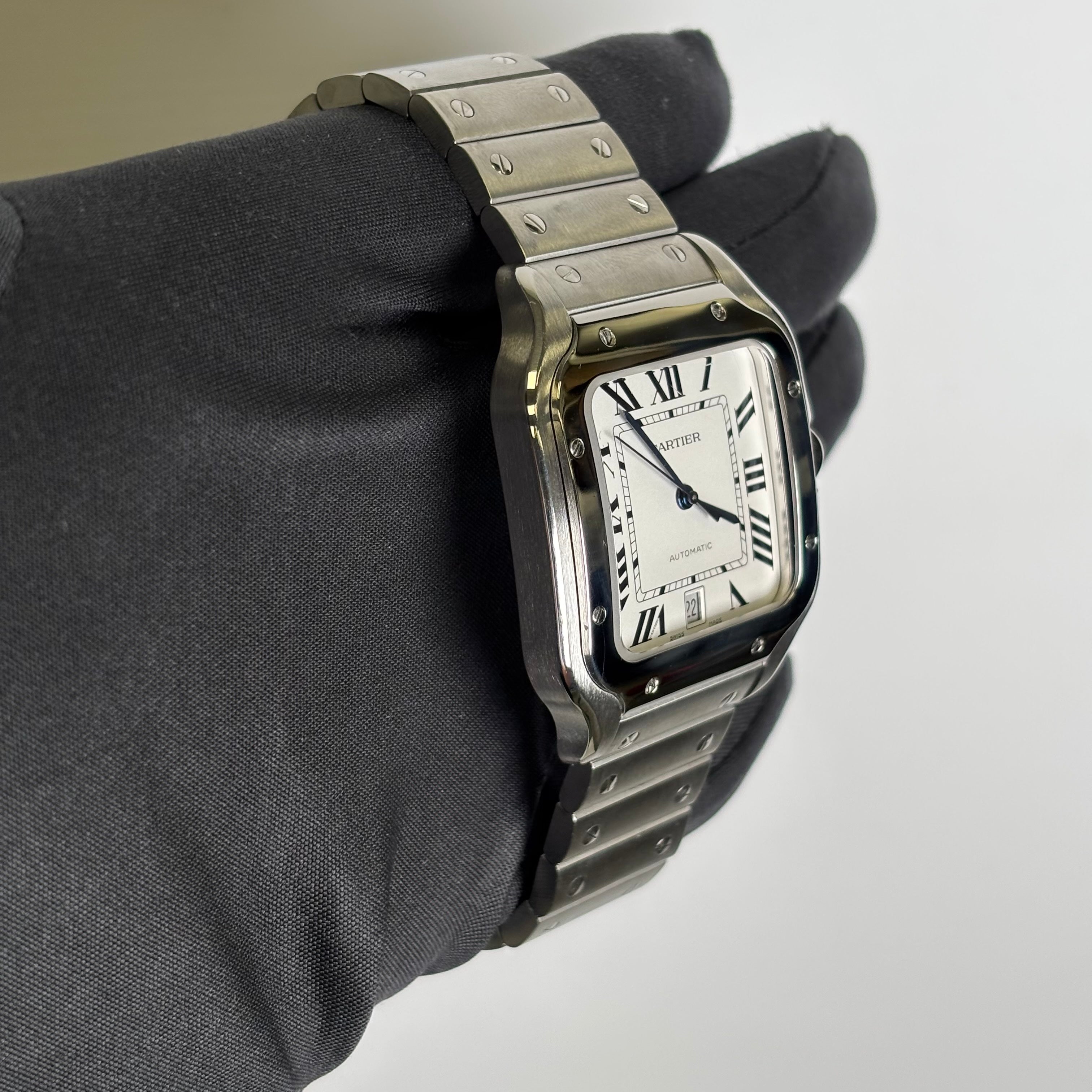 Cartier Santos 40mm White Dial Watch Ref# WSSA0018 – Happy Jewelers