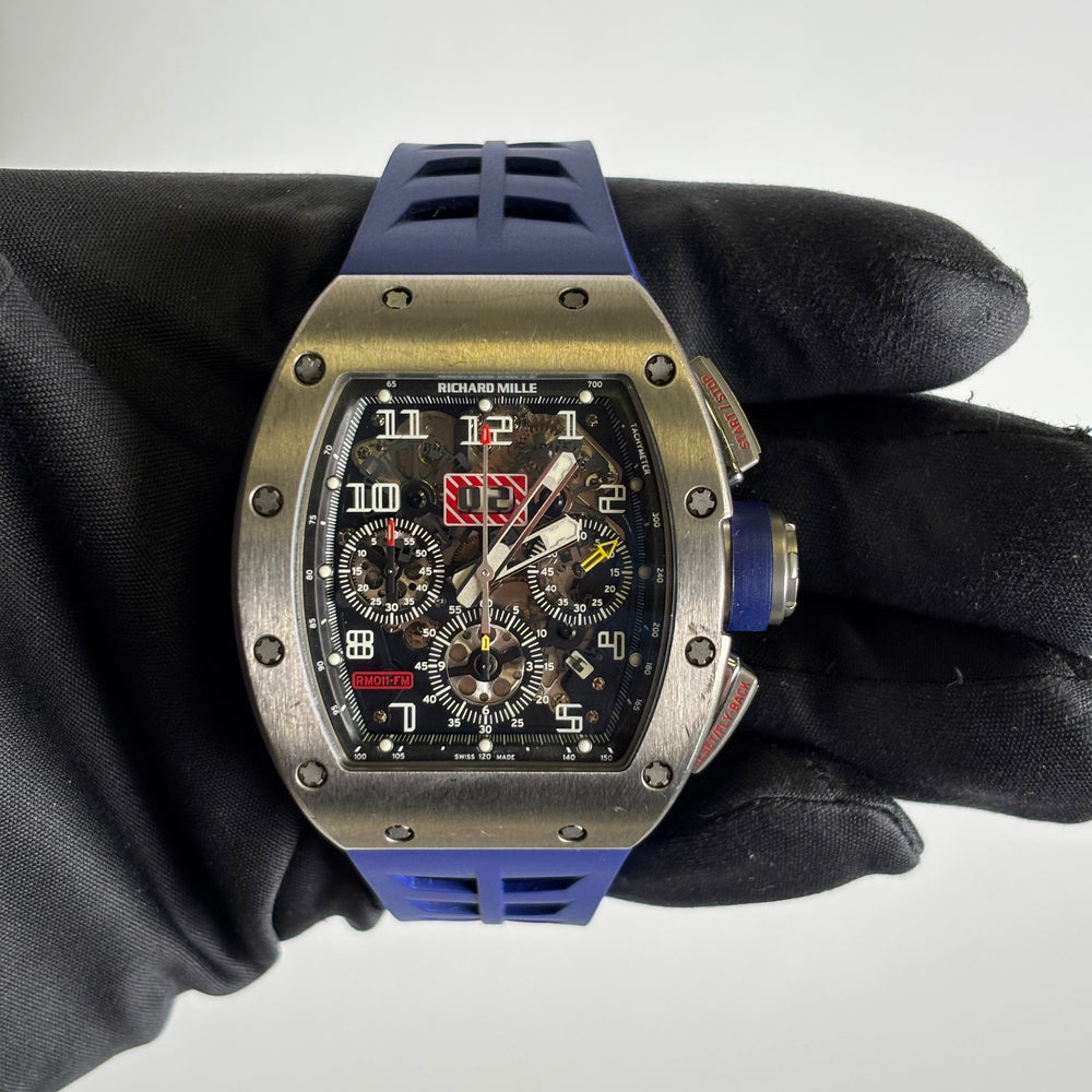 Richard Mille RM011 42mm Openwork Dial Watch Ref# RM011 – Happy Jewelers