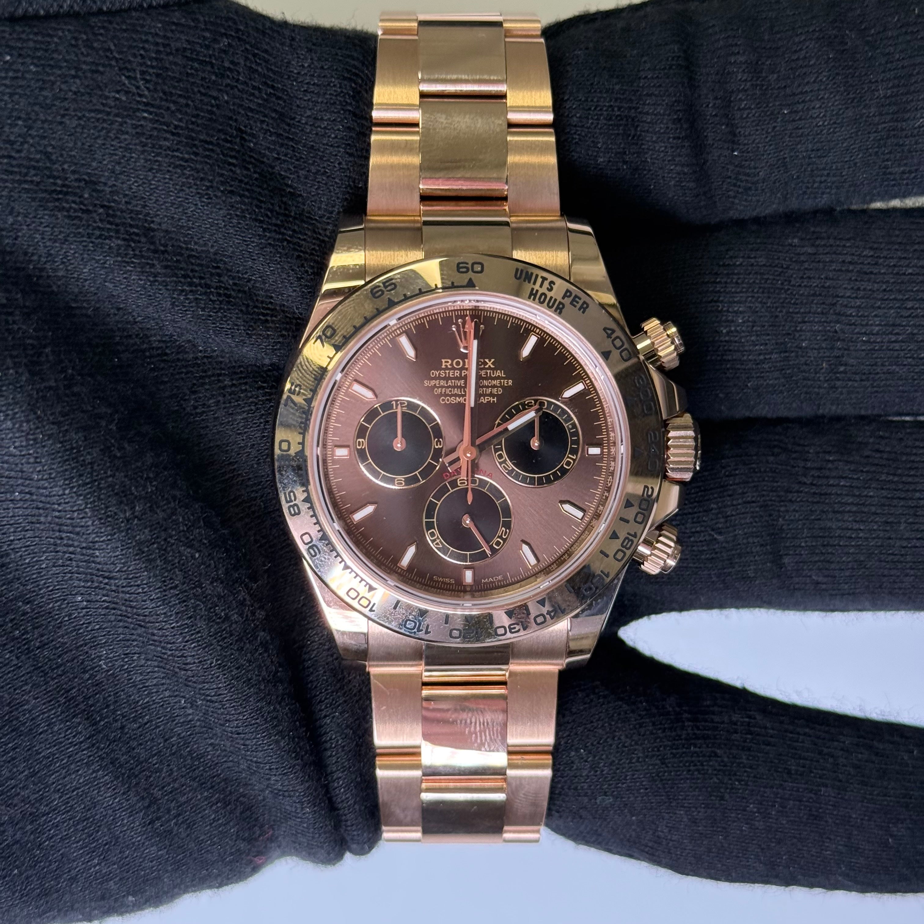 Rolex Daytona 40mm Chocolate Dial Watch Ref# 126505 – Happy Jewelers