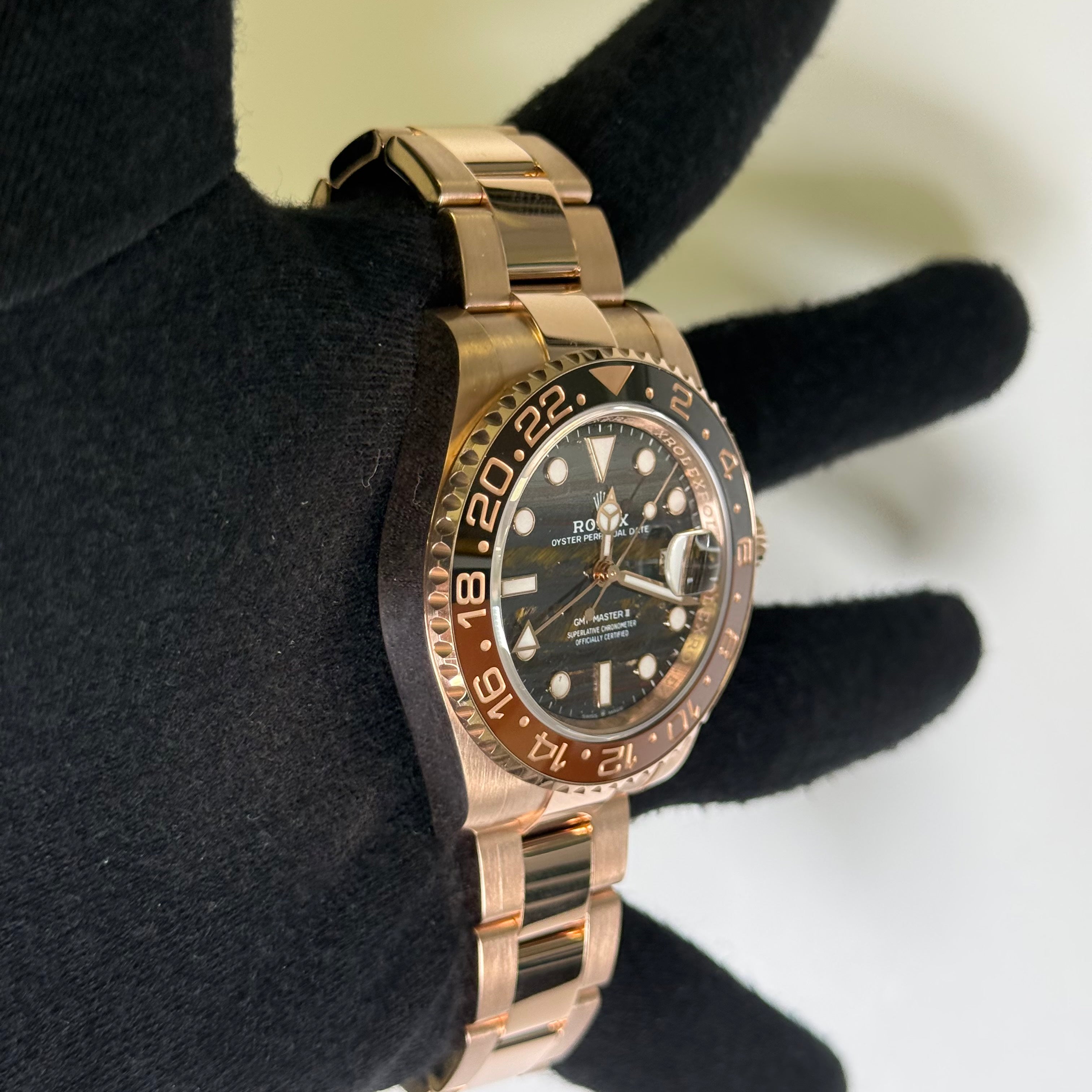 Rolex GMT-Master II 40mm "Eye Of The Tiger" Dial Watch Ref# 126715CHNR ...
