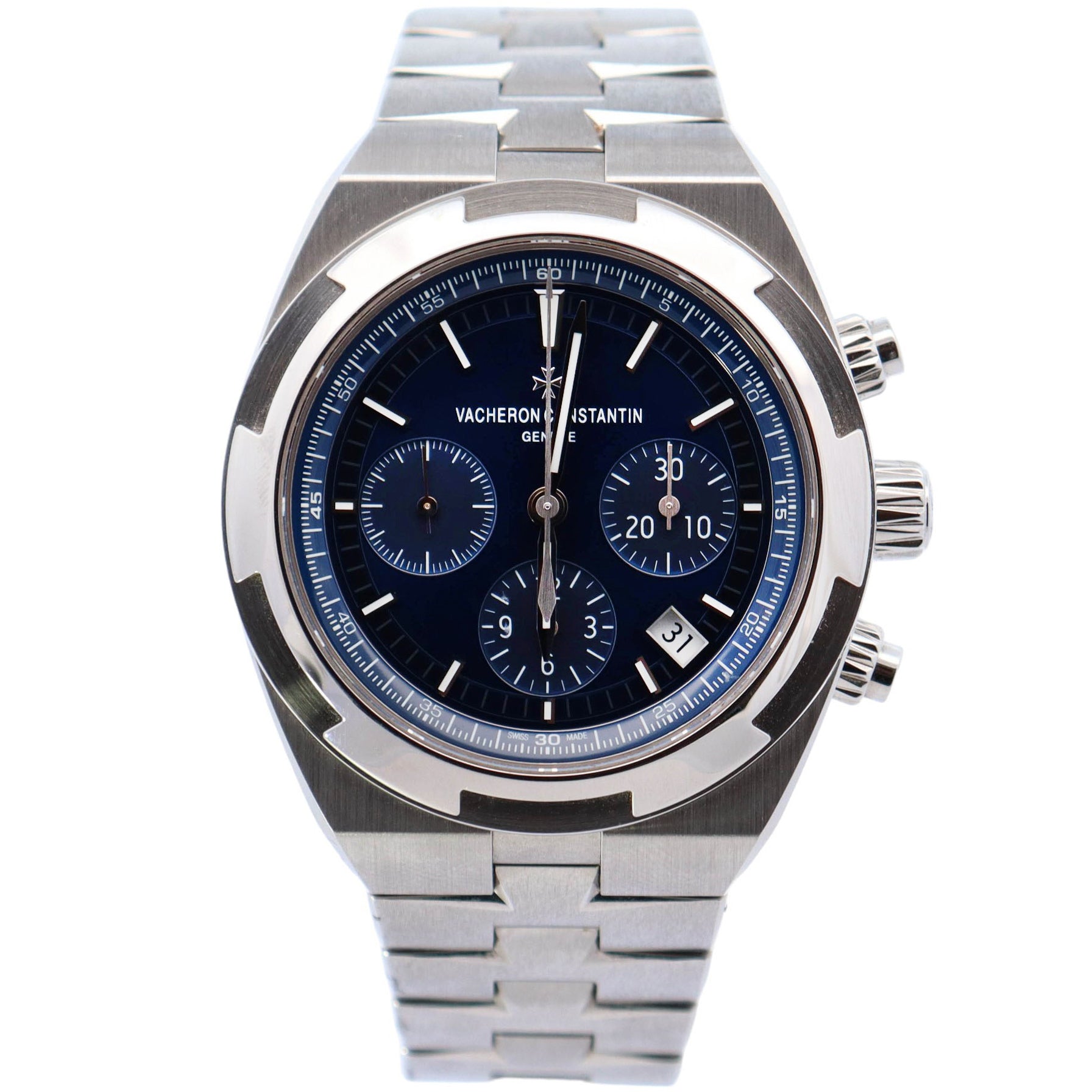 Vacheron Constantin Overseas 42.5mm Blue Dial Watch Ref# 5500V/110A-B1 – Happy Jewelers