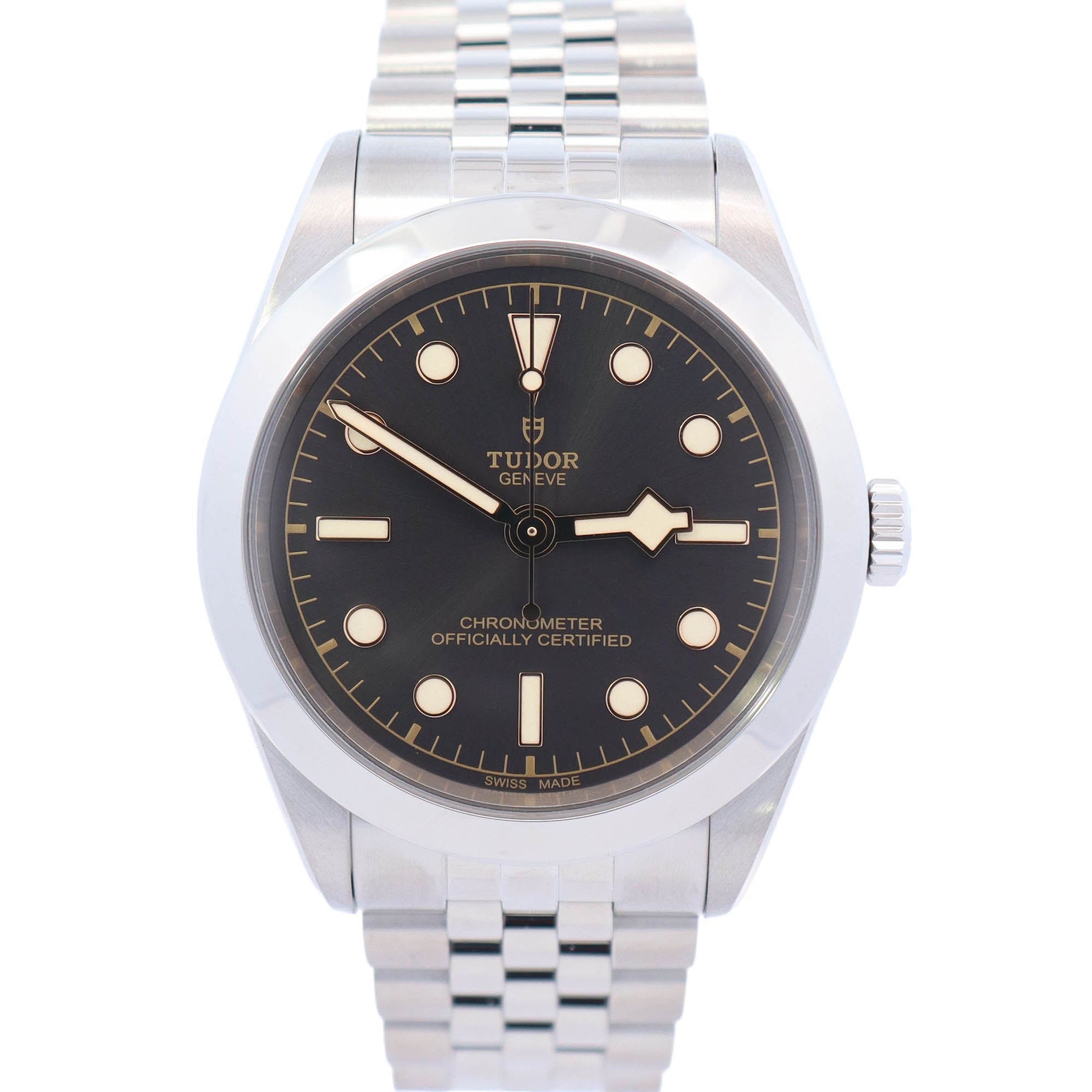 Tudor Black Bay 39mm Black Dot Dial Watch Ref# 79660 – Happy Jewelers