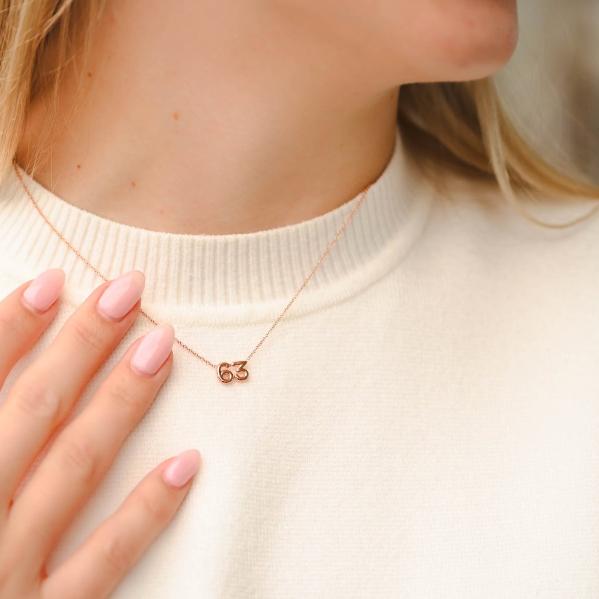 Diamond Number Necklace | Number Chains | Happy Jewelers – Happy Jewelers