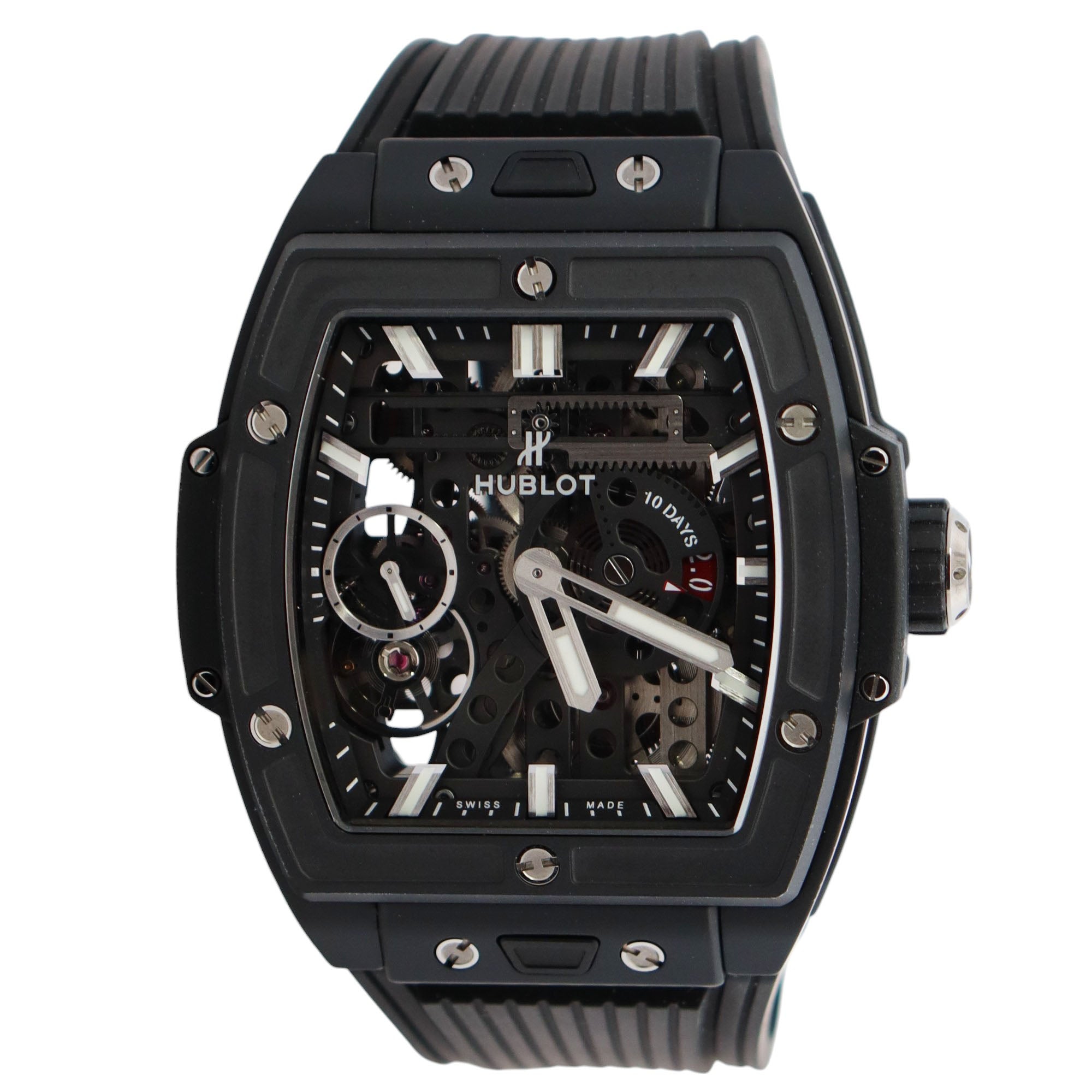 Hublot Spirit Of Big Bang 45mm Openwork Dial Watch Ref# 614.CI.1170.RX ...