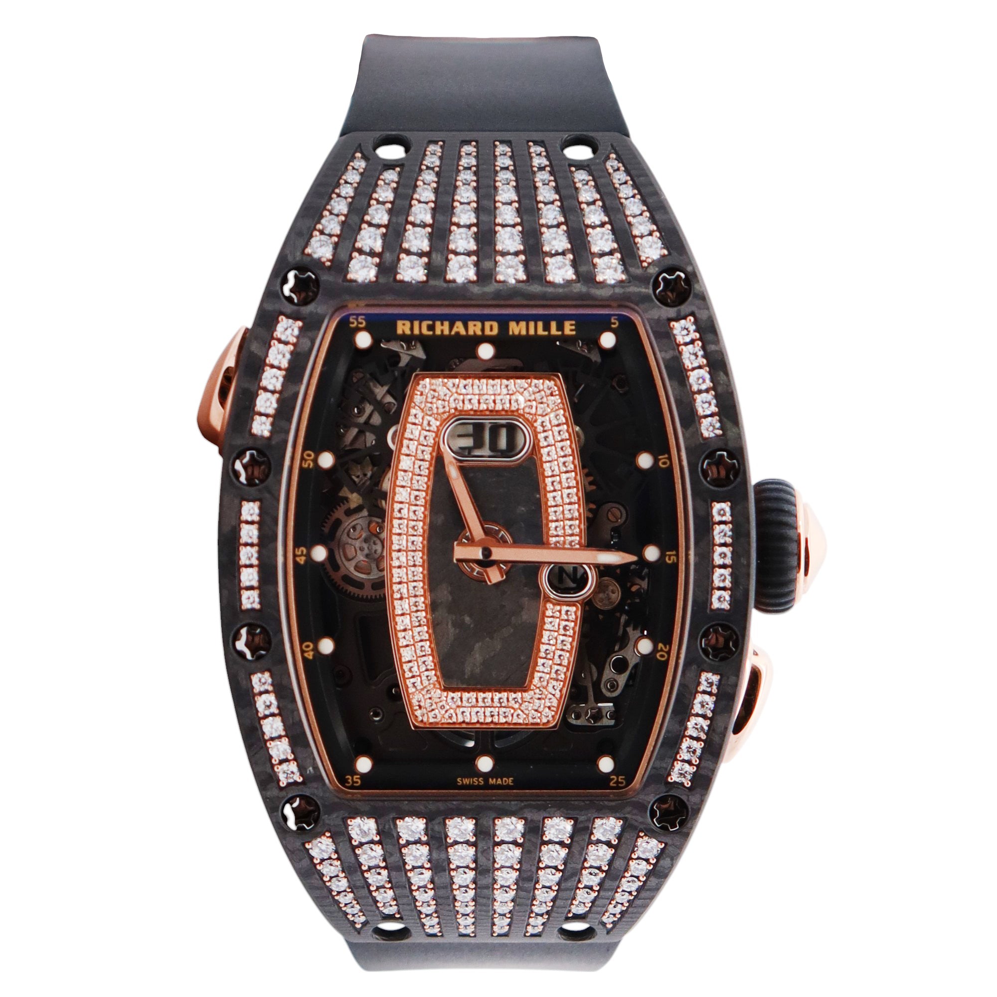 Richard Mille RM037 34mm Openwork Dial Watch Ref# RM037 – HJ