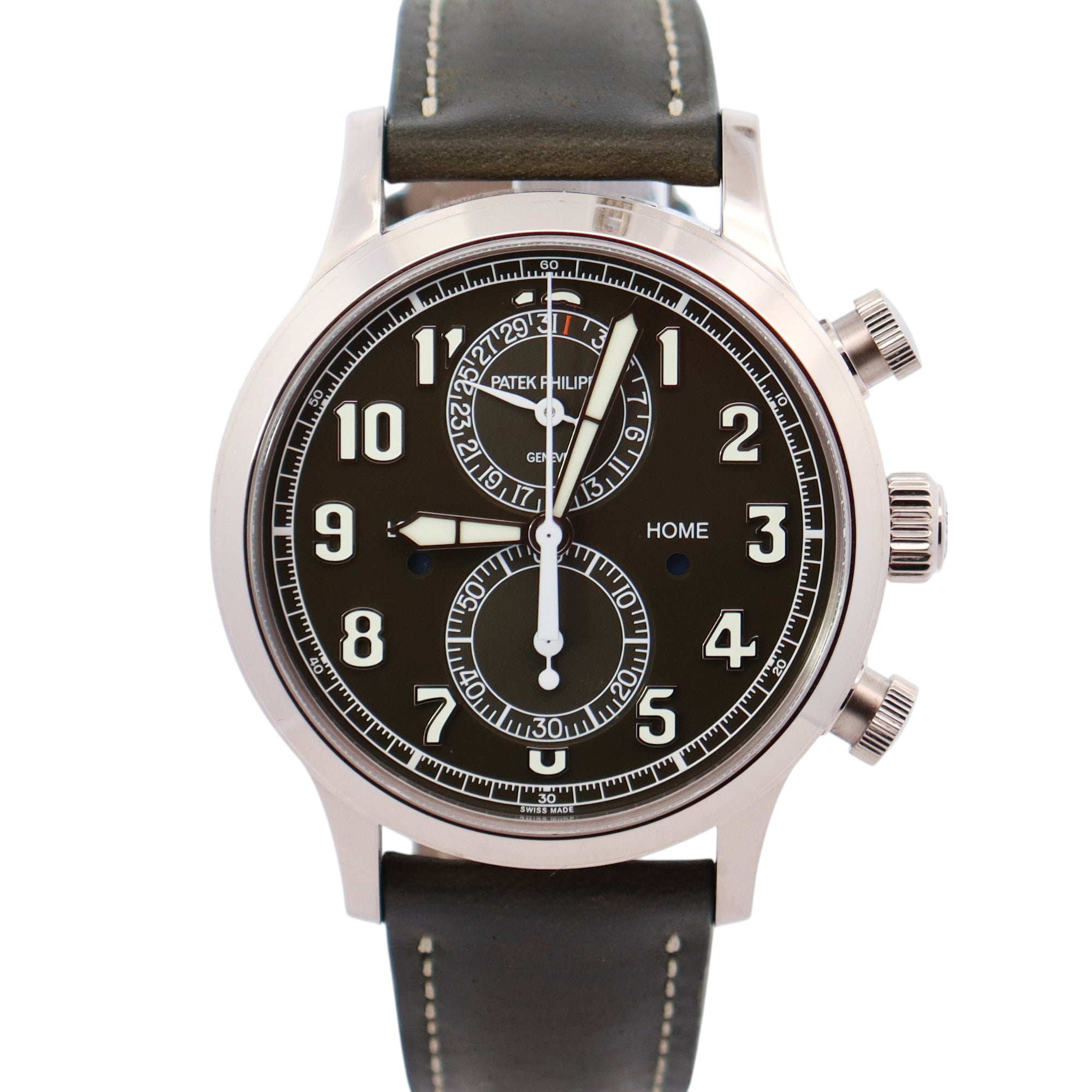 Patek Philippe Calatrava 42mm Green Dial Watch Ref# 5924G-010 – Happy ...