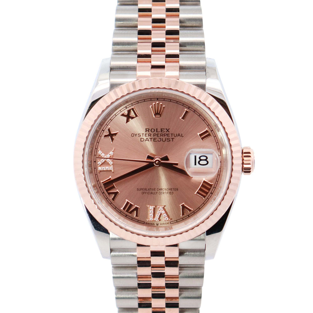 Rolex Datejust 36mm Pink Dial Watch Ref# 126231 – Happy Jewelers