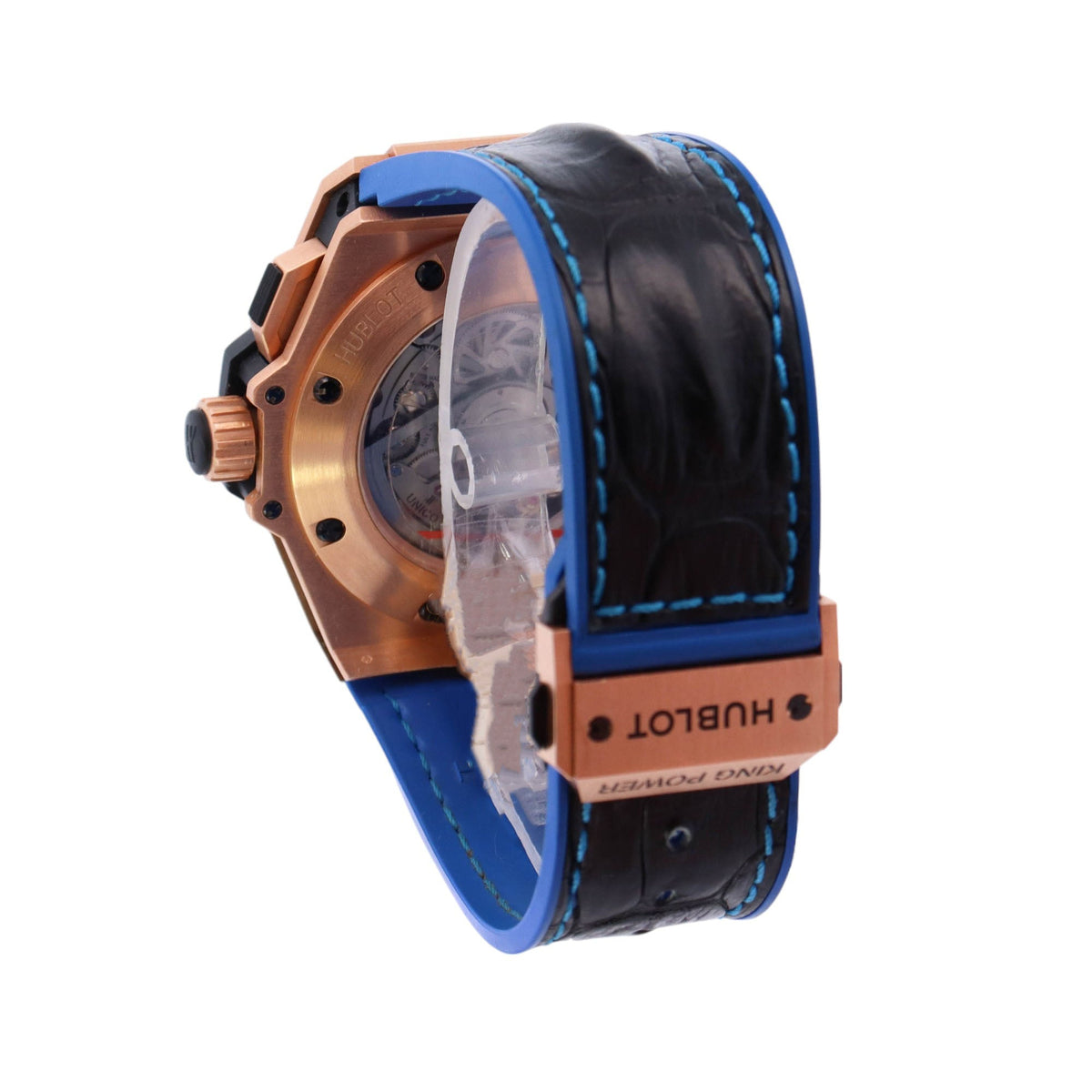 Hublot Big Bang King Power Unico GMT Rose Gold 48mm Black World Time D ...