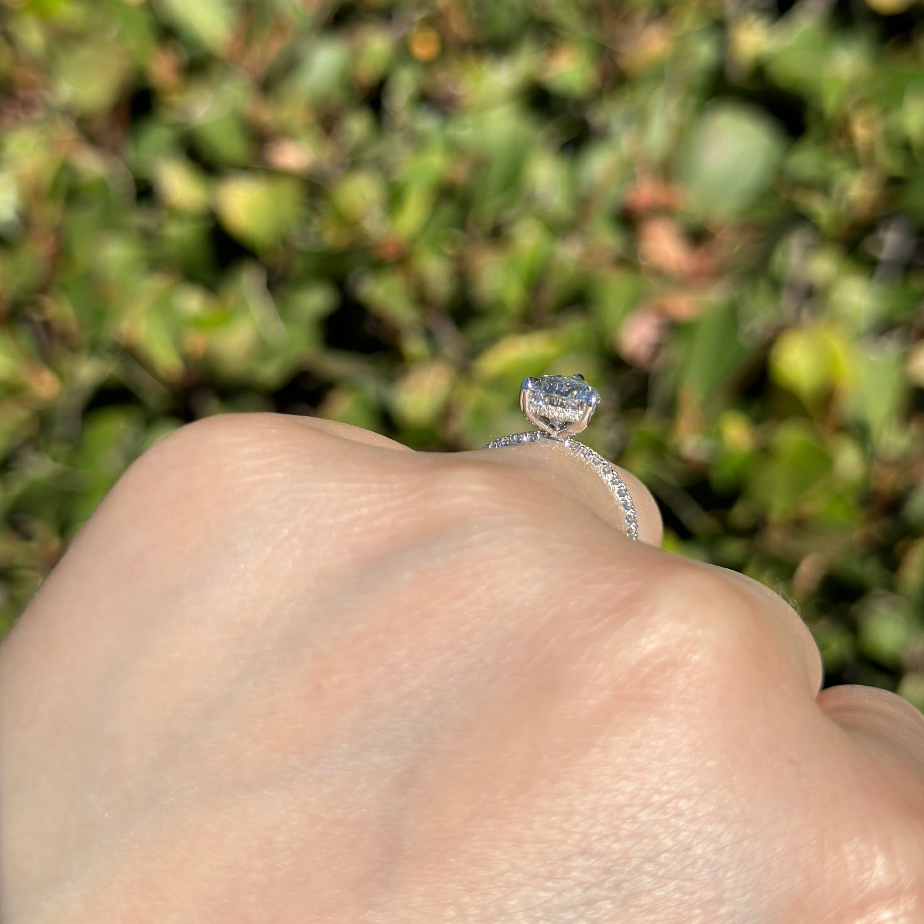 Lab Created Pear Engagement Rings | Happy Jewelers