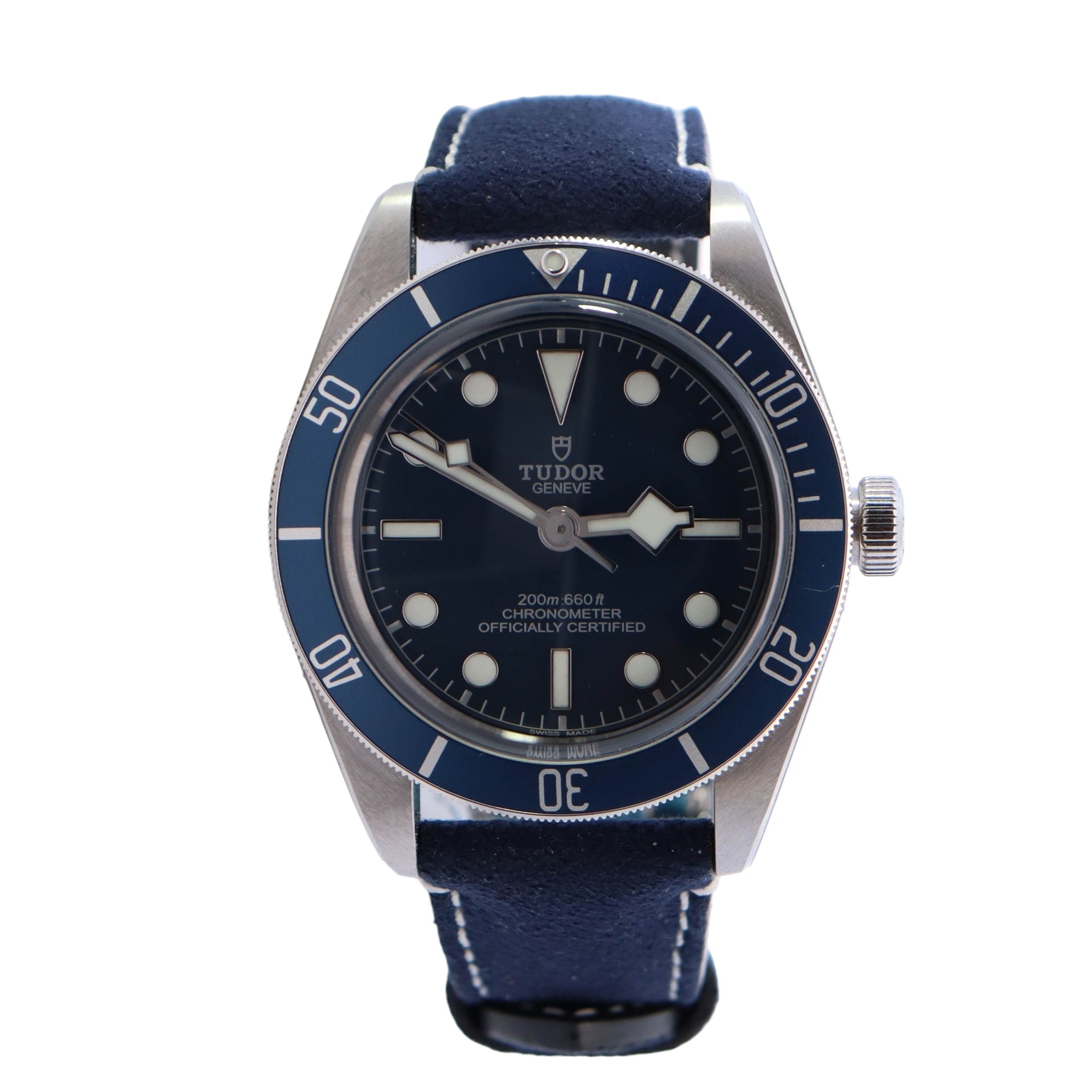 Tudor Black Bay Fifty Eight 39mm Stainless Steel Blue Dot Dial Watch R – HJ