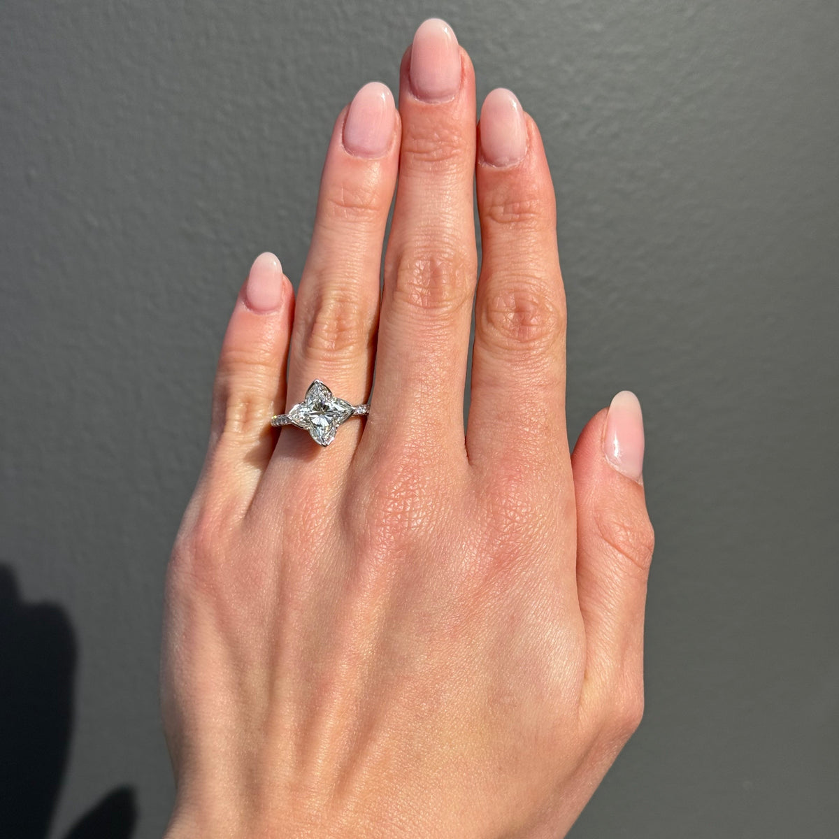 Lab Clover Diamond Ring – Happy Jewelers