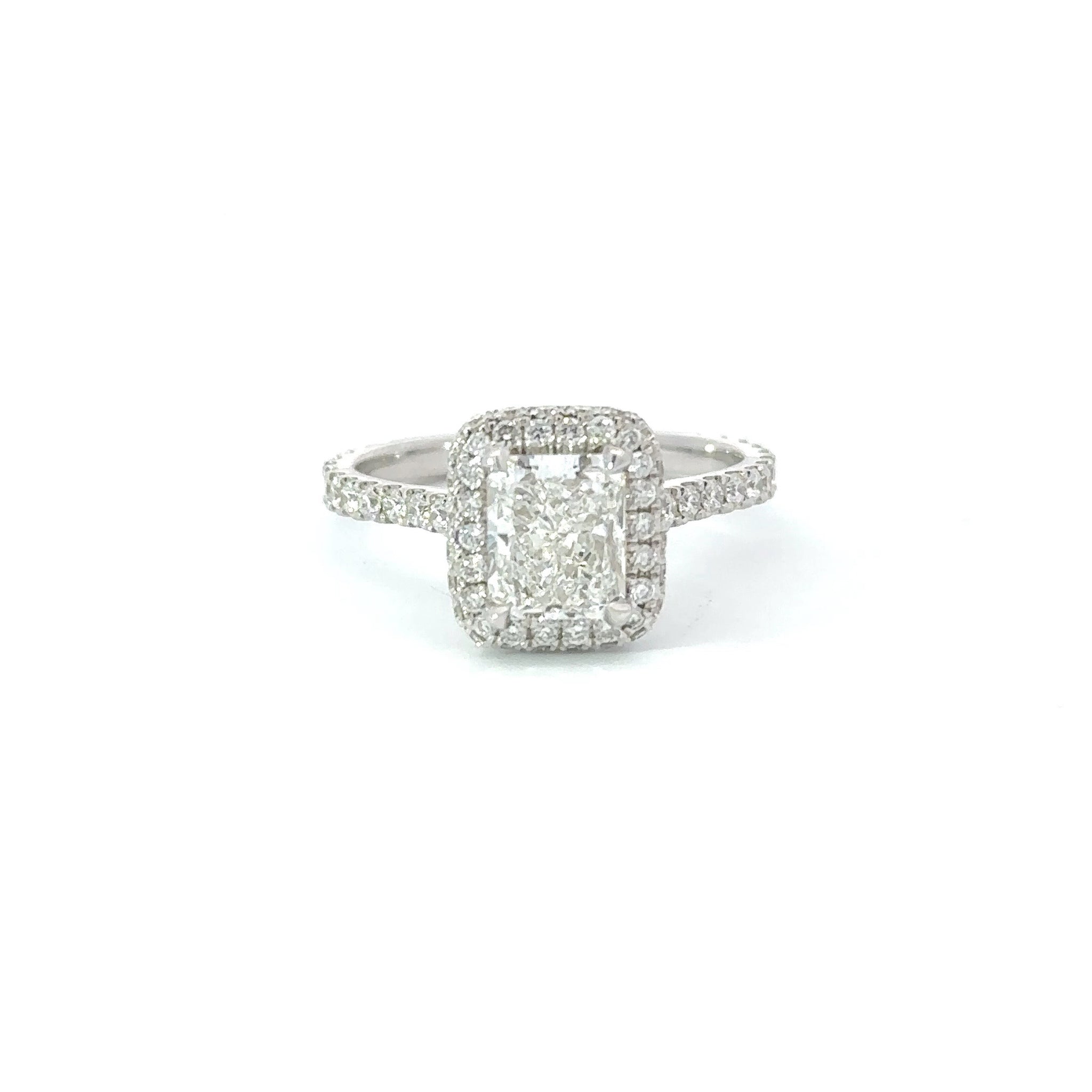 Natural Radiant Engagement Rings | Happy Jewelers