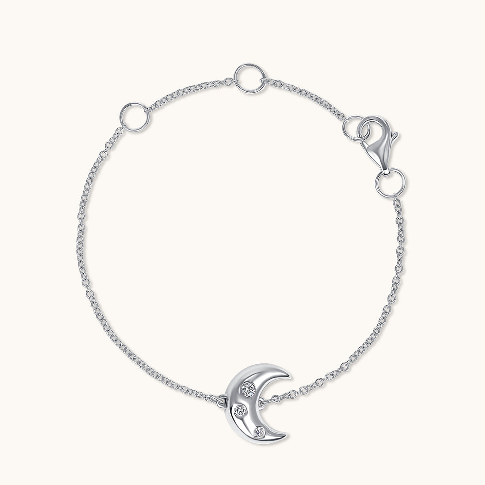 Kid's Diamond Bubble Moon Bracelet – Happy Jewelers