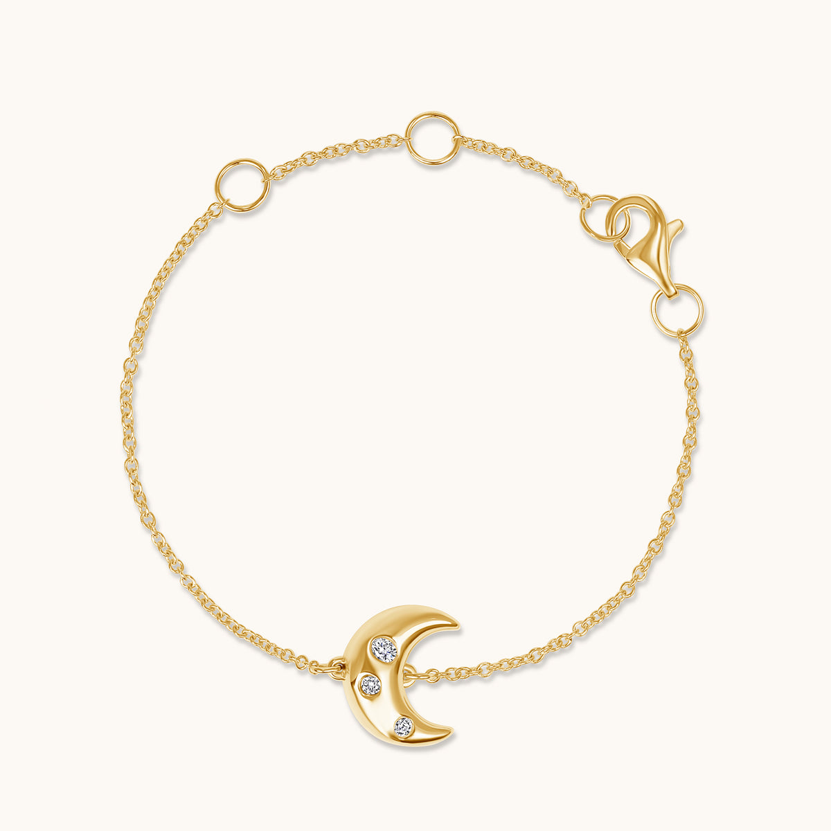 Kid's Diamond Bubble Moon Bracelet – Happy Jewelers
