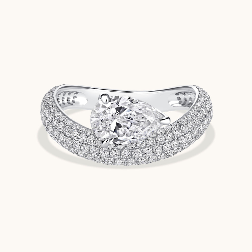 The Kira Kirby Ring – Pear Lab Diamond – Happy Jewelers