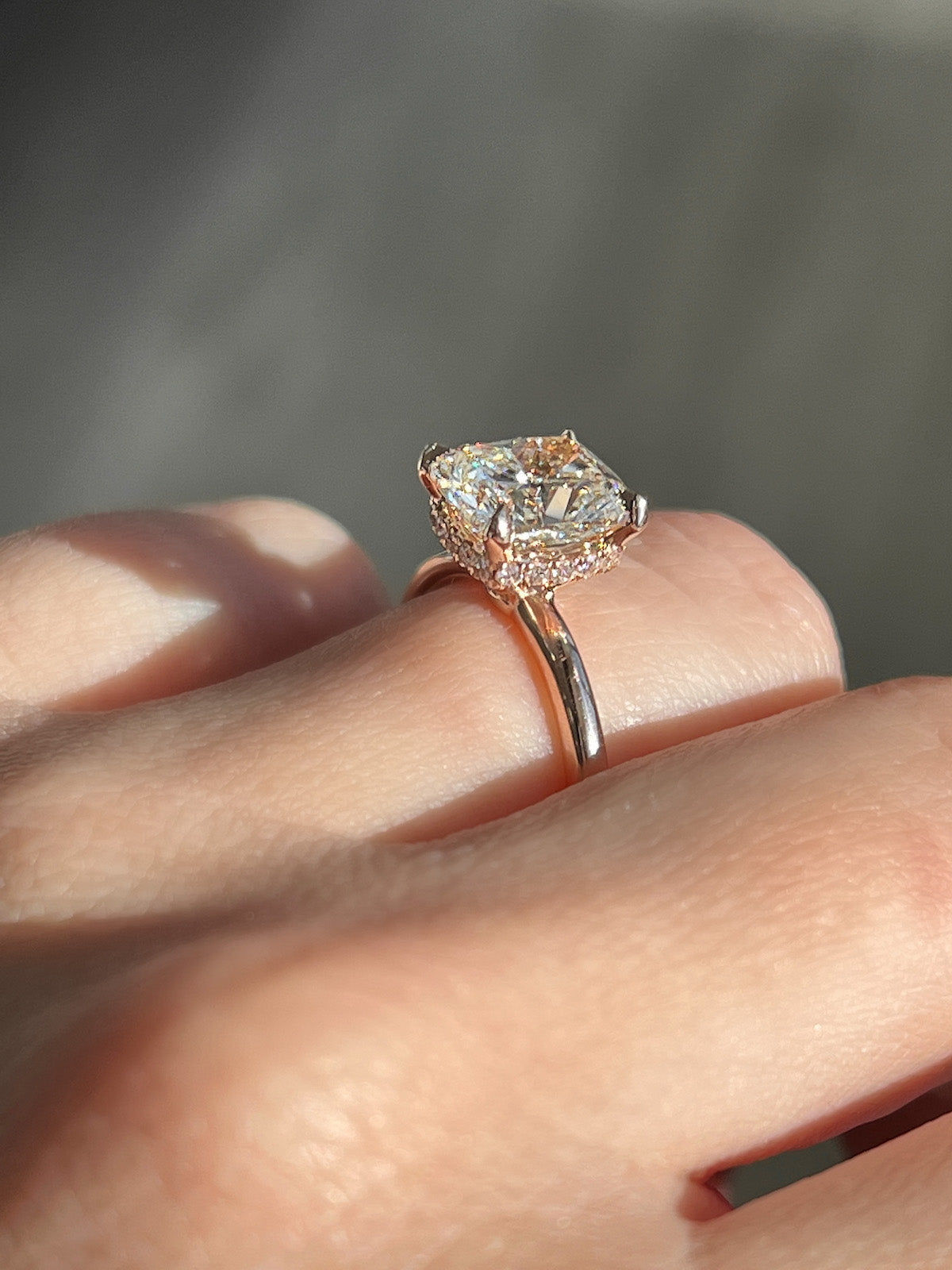 Natural Cushion Engagement Rings | Natural Diamonds – Happy Jewelers