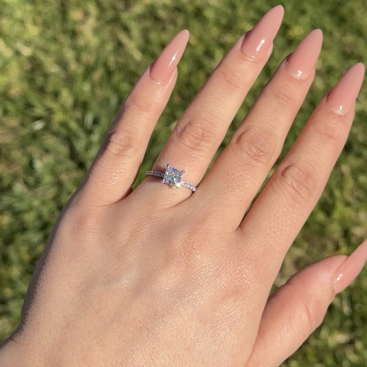 Lab Created Princess Engagement Rings | Happy Jewelers