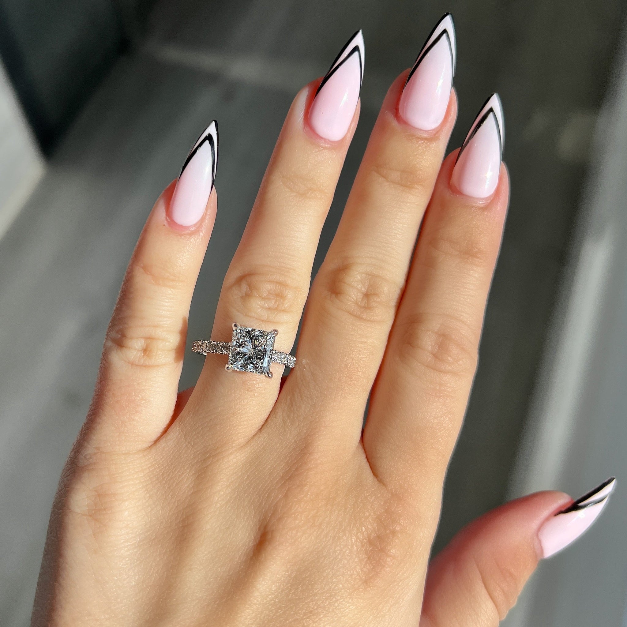 Lab Created Princess Engagement Rings – Happy Jewelers